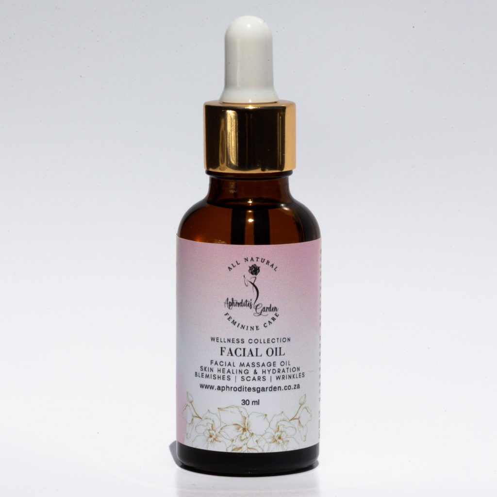Facial Massage Oil for Skin Healing Hydration - Aphrodite's Garden